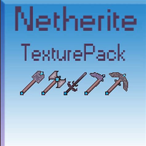 Netherite Texture Pack Minecraft Texture Pack