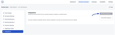 fluentcrm integration with fluentbooking fluentbooking
