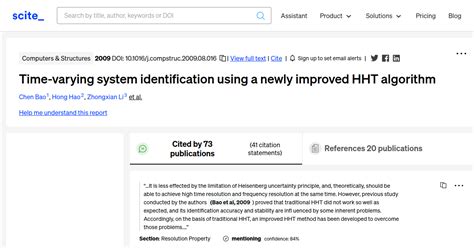 Time Varying System Identification Using A Newly Improved Hht Algorithm