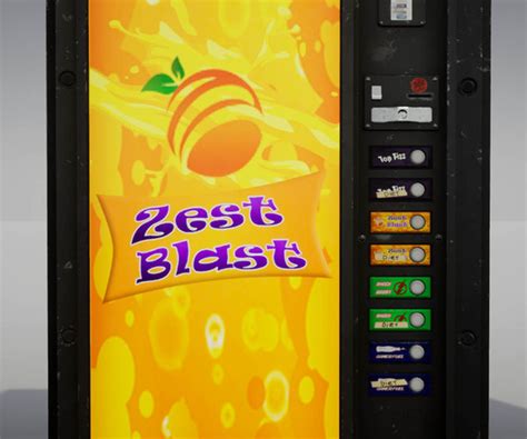 Artstation Vending Machines Food And Drink Prop Pack Game Assets