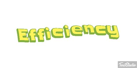 Efficiency Word Animated  Logo Designs