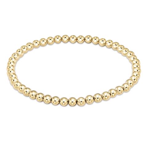 Enewton Classic Gold 4mm Bead Bracelet B Social Boutique