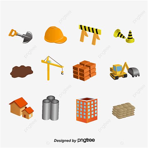 건축 공사 아이콘 소재 건축 공사 도구 세일 Png 일러스트 및 Psd 이미지 무료 다운로드 Pngtree