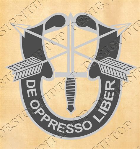Military SVG Army SVG Special Forces Logo Svg Print And Cut Etsy