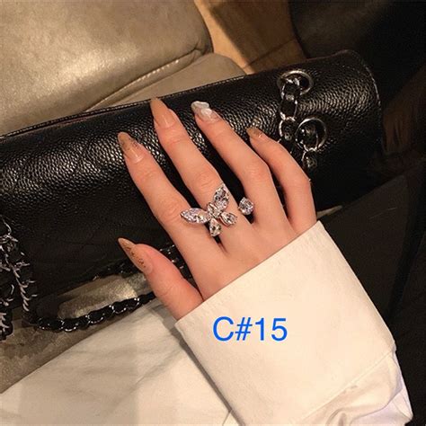 Jual Cin Cin Kupu Kupu Diamond Model Terbuka Dan Model 2 Cin Cin Shopee Indonesia