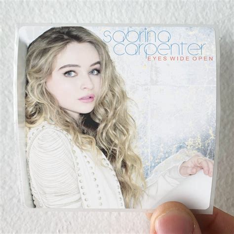 Sabrina Carpenter Eyes Wide Open 1 Album Cover Sticker