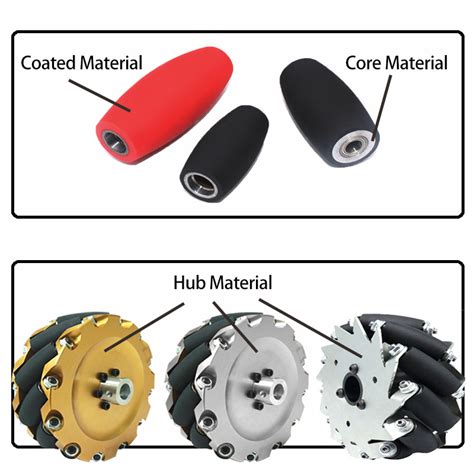 8 Inch Mecanum Wheel Agv Robot Kit With Pu Rubber Rollers High Quality 8 Inch Mecanum Wheel Agv