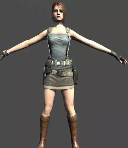Jill Valentine Free 3d Model Fbx Free Download Id14325