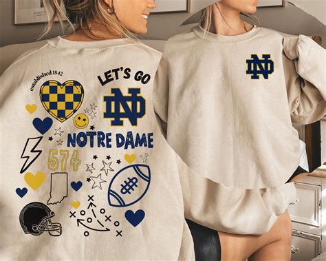 Notre Dame Game Day Sweatshirt 812 Hickory