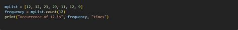 Python List Count Method