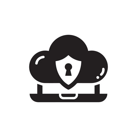 Cloud Security Protection Icon 55348117 Vector Art At Vecteezy