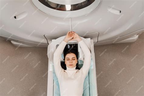 Premium Photo Ct Scan Of Abdominal Of Woman In Medical Clinic Girl Patient Is Doing Computed