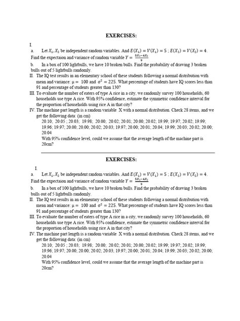Trial Test Download Free Pdf Normal Distribution Confidence Interval