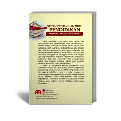 Sistem Penjaminan Mutu Pendidikan Pengertian Lembaga Sistem Proses
