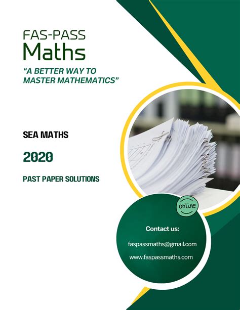 Sea Maths 2020 Fas Pas Maths Store