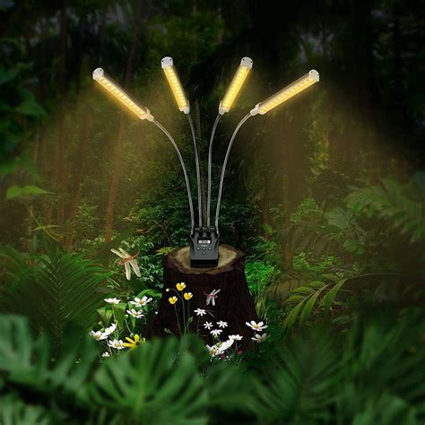 Фитолампа для растений полный спектр на прищепке с таймером и пультом белая 60 Вт купить на