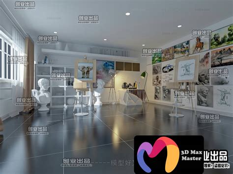 3d School Interior Vray Classroom 3d Scenes 025 3d Max Master