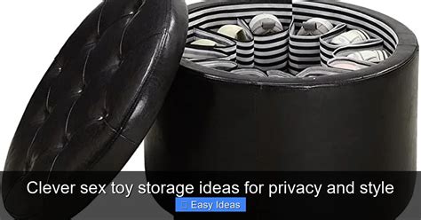 Clever Sex Toy Storage Ideas For Privacy And Style Easy Ideas For You