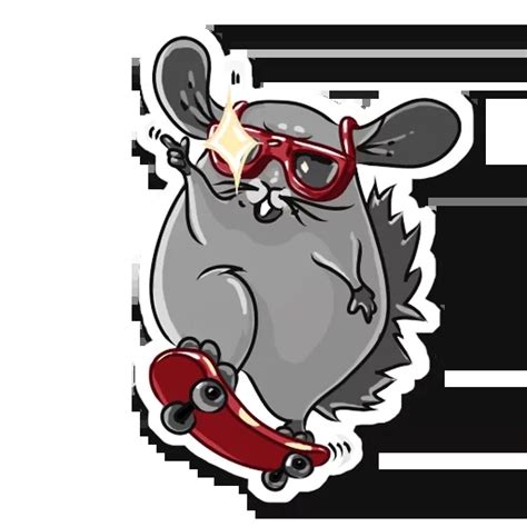 Шиншилла Соня — Whatsapp Stickers Pack