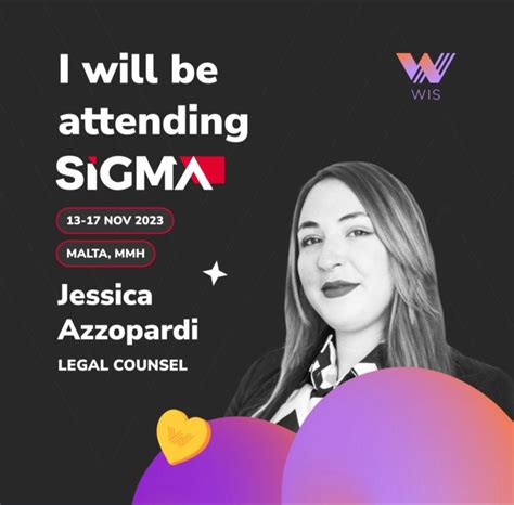 Jessica Azzopardi On Linkedin Looking Forward To This Years Sigma ⏰ Lets Meet 🤩