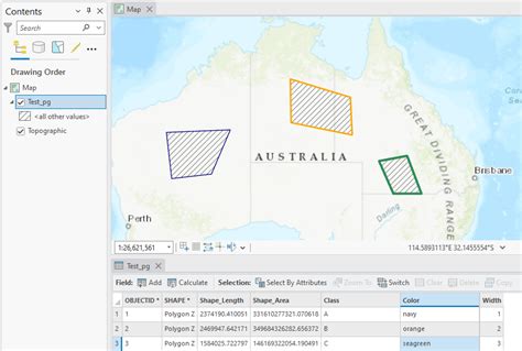 vary polygon color and texture by two different at esri community