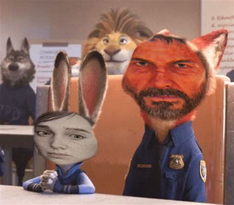 Ellie Williams And Joel Miller As Nick Wilde And Judy Hopps The Last