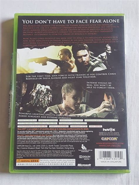 Xbox Resident Evil Video Gaming Video Games Xbox On Carousell