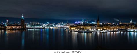 Stockholm Night Skyline The Two Towers Tbh Not A Huge Fan Of These