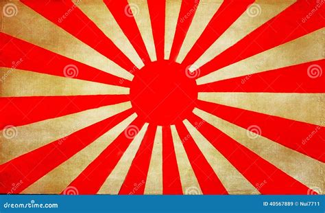 Old Japan Flag Background 1 Stock Image Image Of Retro Wall 40567889