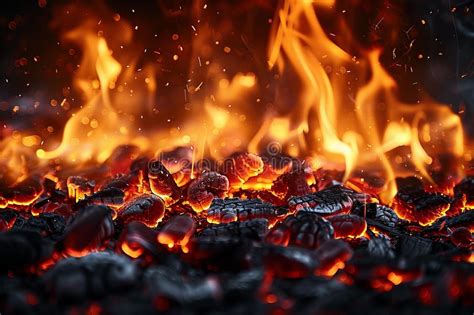 Flame Texture Flames On Black Background Flames Flying Up Fire