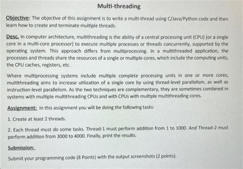 Solved Objective The Objective Of This Assignment Is To