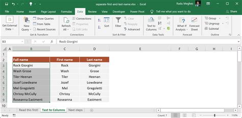 How To Separate First And Last Name In Excel Easy Methods