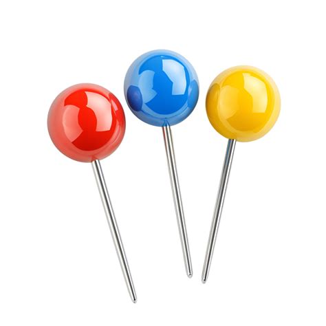 Three Colored Push Pins 65445820 Png