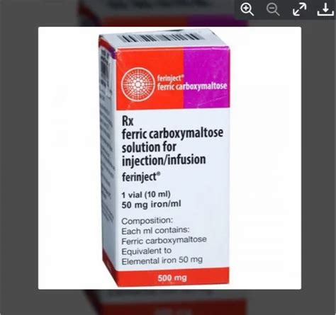 Ferinject Injection Usa World Wide Delivery At Rs 4000 Vial In Meerut