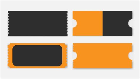 Premium Vector Ticket Template Vector Illustration In Flat Style