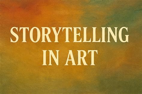 The Role Of Storytelling In Visual Art