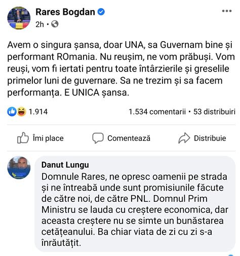 Dănuț Lungu Mesaj Dur Către Guvernanți ”unde Sunt Promisiunile Făcute