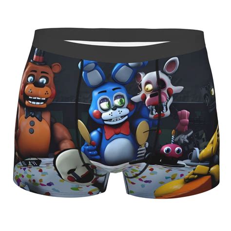 Gokiu Five Nights At Freddys Mens Underwear Moisture Wicking Boxer