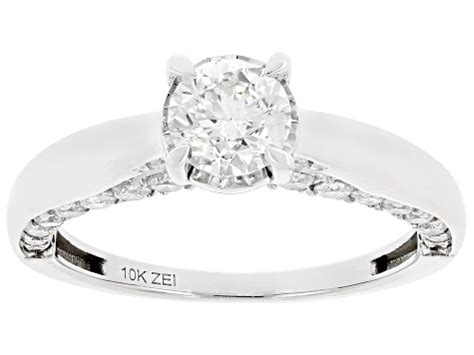 White Diamond 10k White Gold Ring 150ctw Doe636 Jtv