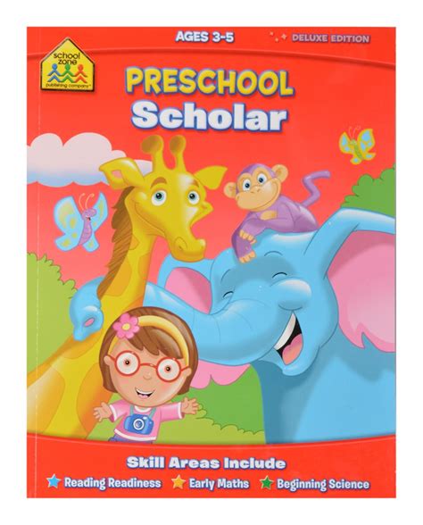 School Zone Scholar Deluxe Workbooks Preschool Wondersaurus