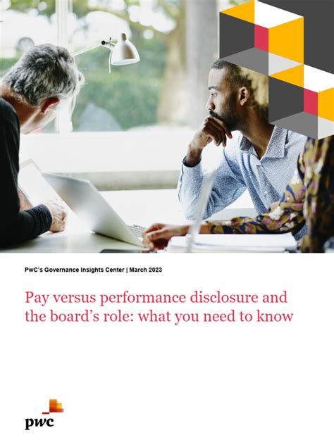 2023 March Pwc Pay Versus Performance Disclosure And The Boards