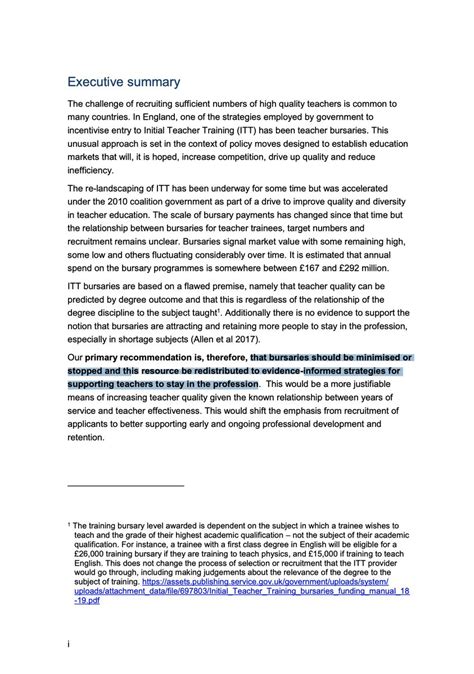 🇬🇧 Uk On Twitter Rt Teachertoolkit Teacher Bursaries Are Based On A Flawed