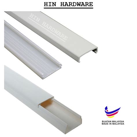 Hin 6ft Pvc Wiring Casing Electrical Casing Trunking Wire Casing Elektik Pure Pvc Upvc Casing