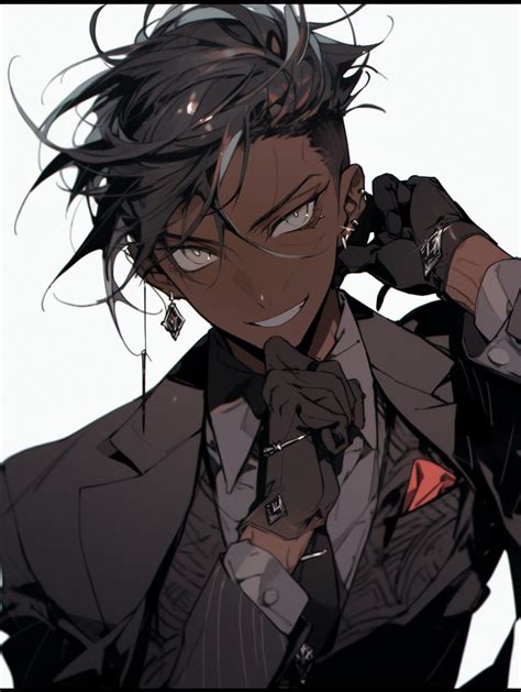 Pin By Sapholaun Reigne On Quick Saves Black Anime Guy Black Anime