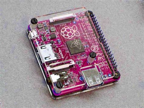 Laser Cut Minimal Raspberry Pi Model A Case Template Vector File