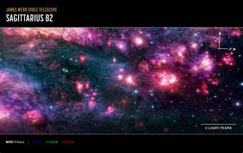 Sagittarius B2 Nircam Image Nasa Science