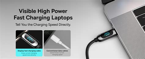 Baseus Display Fast Charging Data Cable Type C To Type C W A M Green