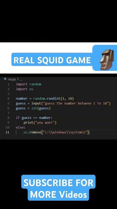 real squid game squidgame python coding deepseek youtube