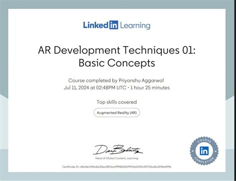 Priyanshu Aggarwal On Linkedin Ardevelopment Augmentedreality