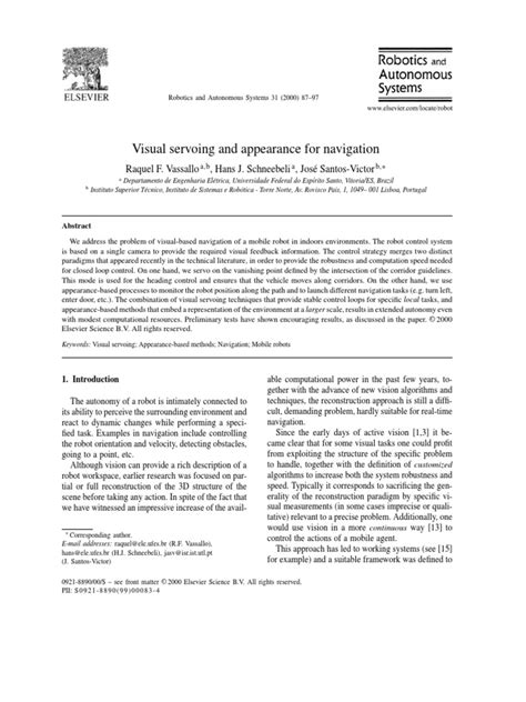 visual servoing mobile robot pdf computer vision teaching mathematics